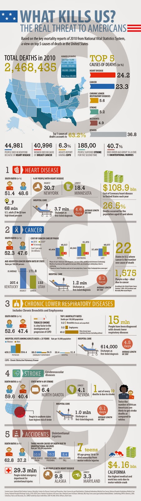 Hemal Sheth: Award winning infographic: Causes of death in US