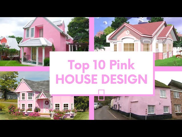 Pink House Design - Wall Decoration