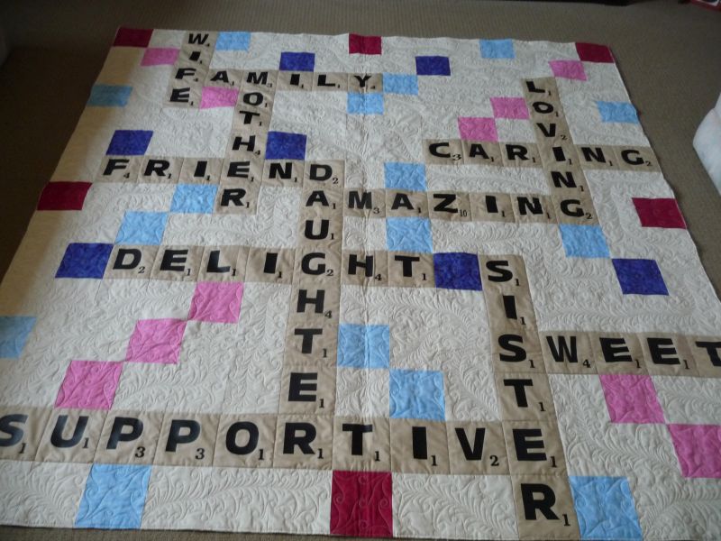 Woomba Woomba: Scrabble Quilt