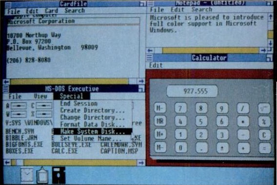 OS History: Windows 1.0 Premiere Edition