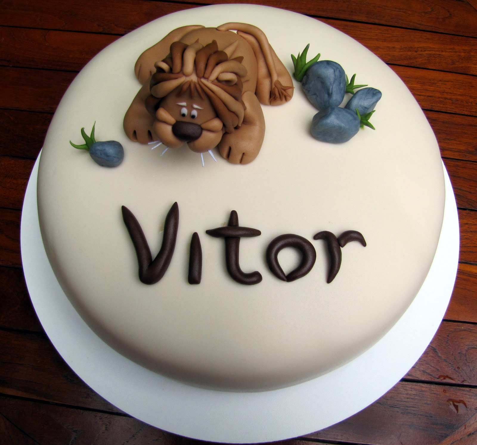 Lu Cristilli Doces Personalizados: Bolo Leão - Aniversário Vitor