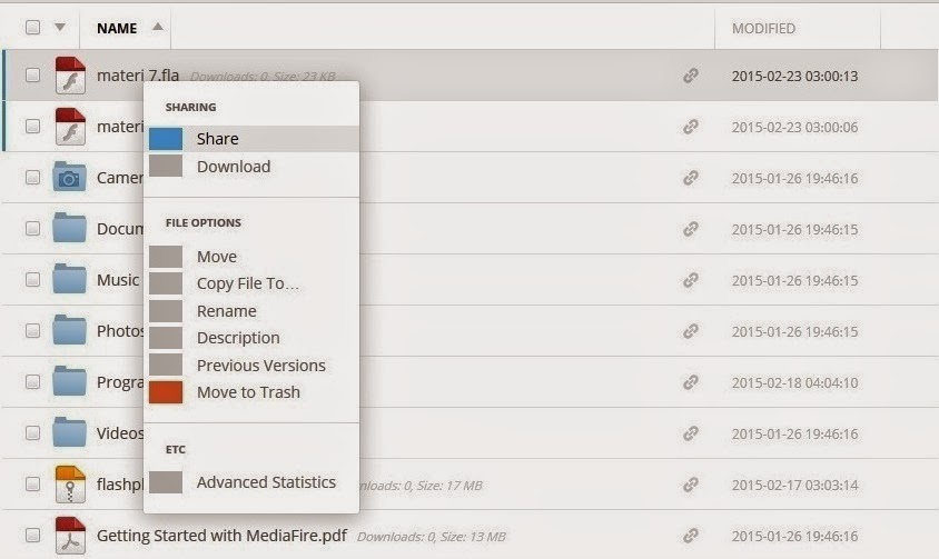 Cara Mudah Upload File di Mediafire