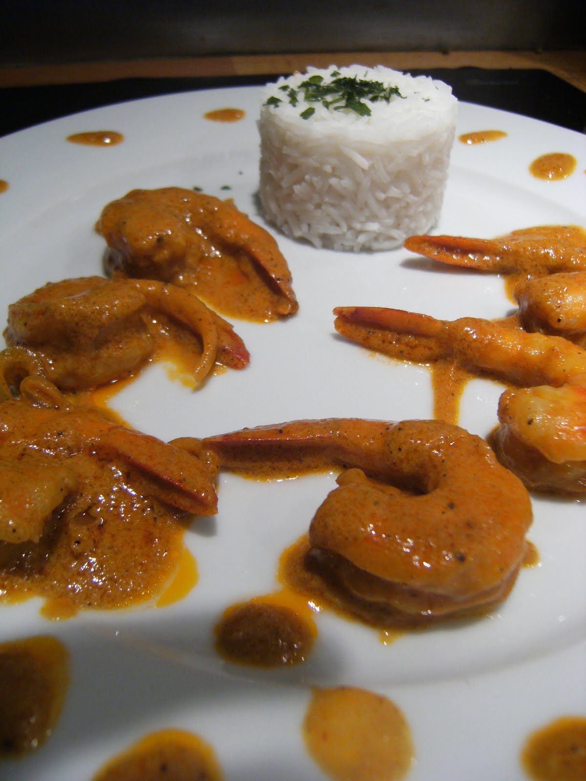 Curry de crevettes au lait de coco