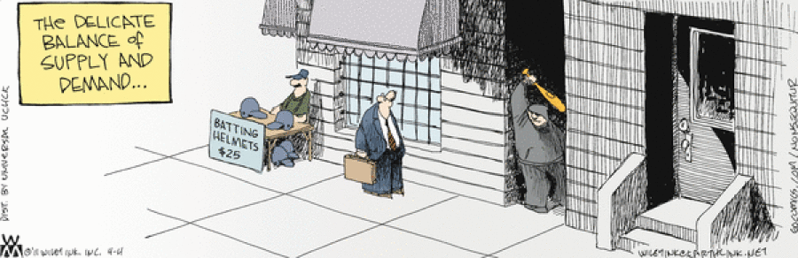 Mayfield's Economics Blog: Cartoon: Supply and Demand