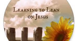 Hymns With A Message: LEARNING TO LEAN