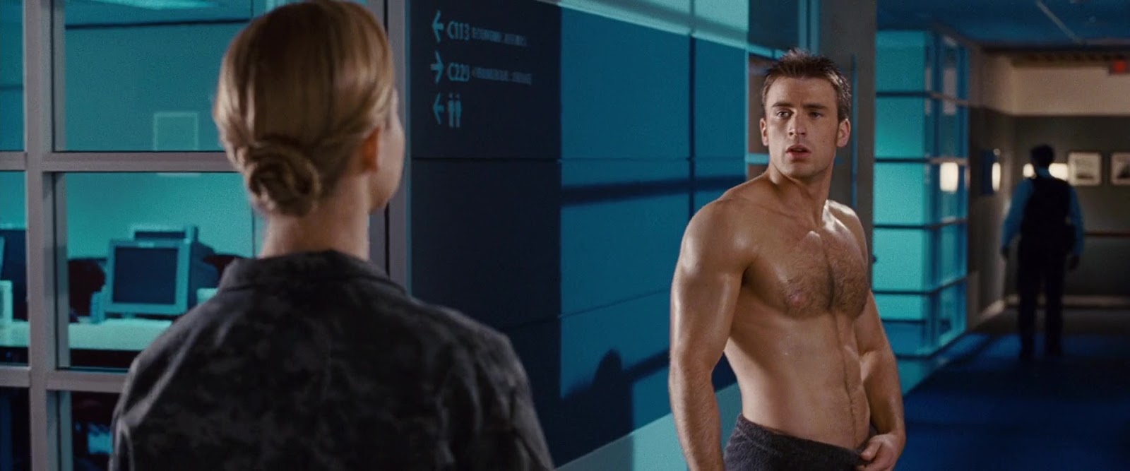 ausCAPS: Chris Evans shirtless in Fantastic Four: Rise Of The Silver Surfer