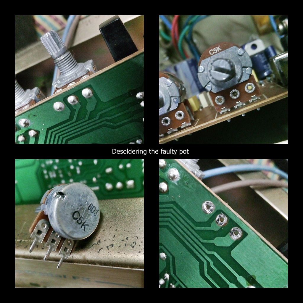 CA Guitar Repair Blog: Marshall MG100HDFX Master Volume Pot Replacement