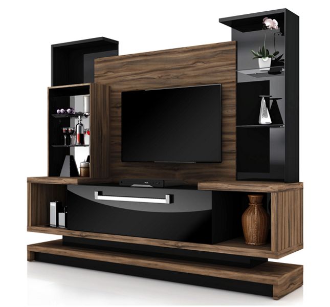 Rack ou estante. Qual é o melhor modelo para sua sala? | Emile Móveis