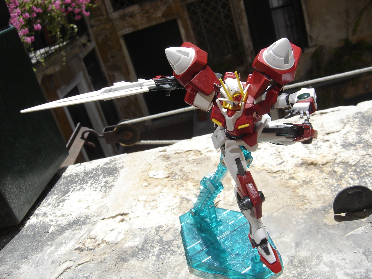 Lightning Ace's gundams: 00 GUNDAM 7 SWORD/G HG 1/144 posings with GN ...