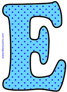 maryletris: ABECEDARIO AZUL CLARO CON LUNARES AZULES
