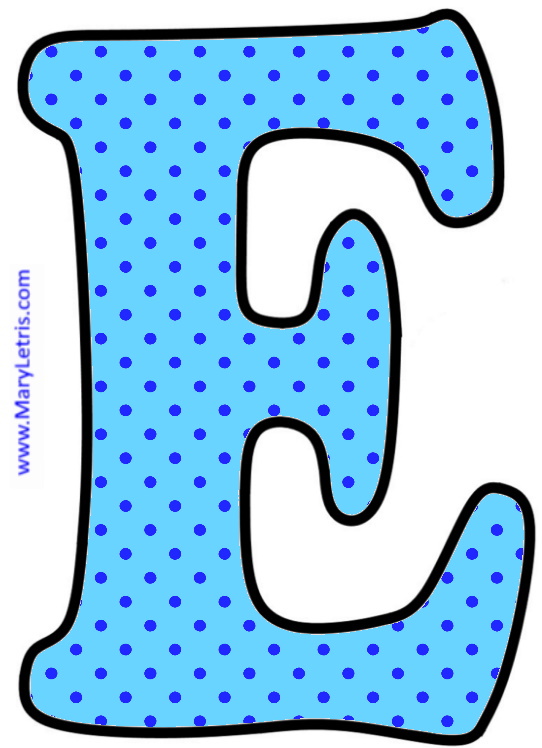 maryletris: ABECEDARIO AZUL CLARO CON LUNARES AZULES