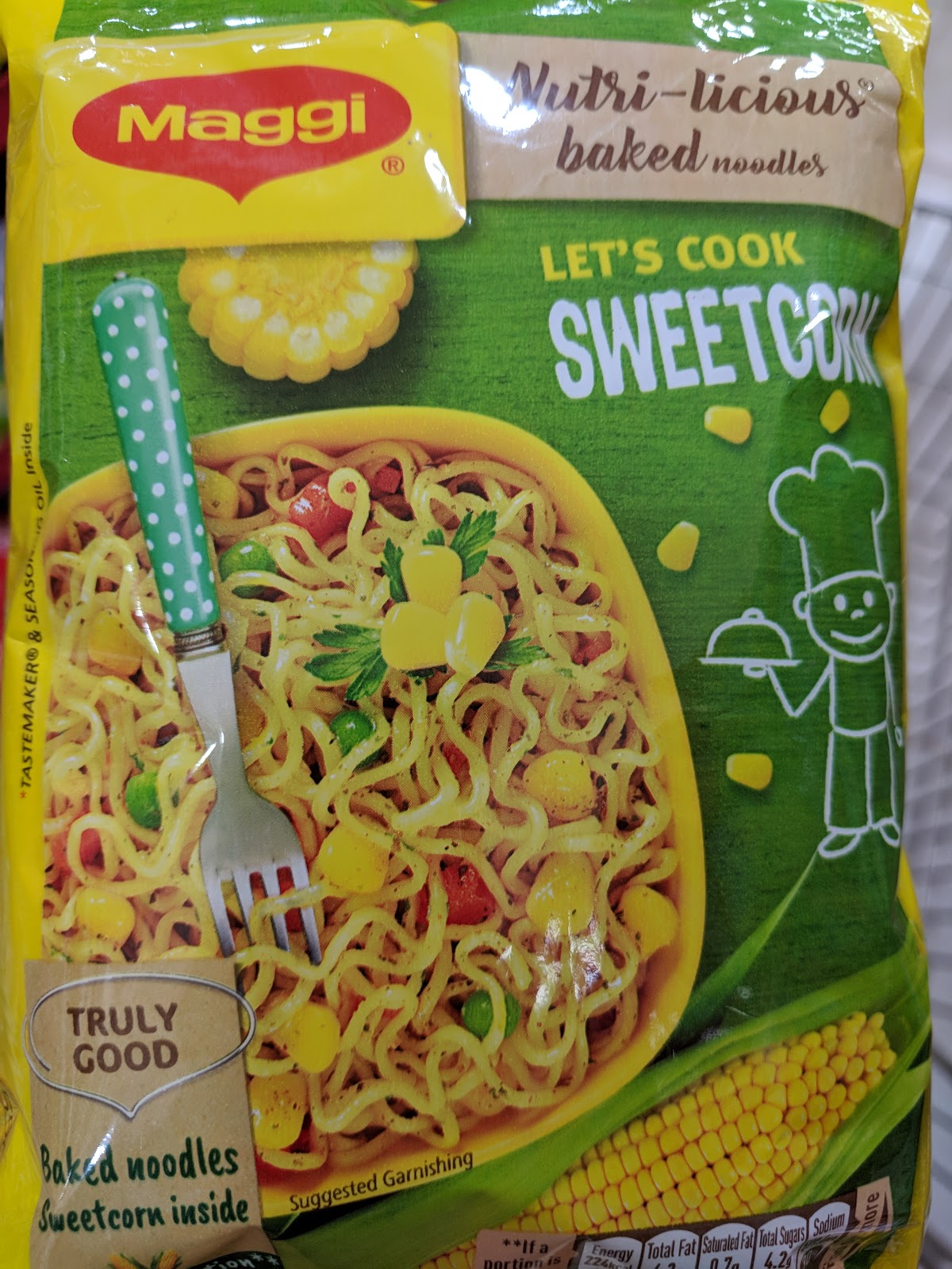 Maggi Nutri-licious baked noodles with sweet corn ~ Anuradha Sridharan