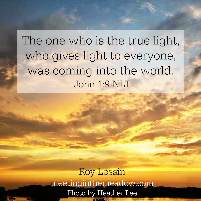 Meeting in the Meadow, by Roy Lessin: Jesus - The True Light