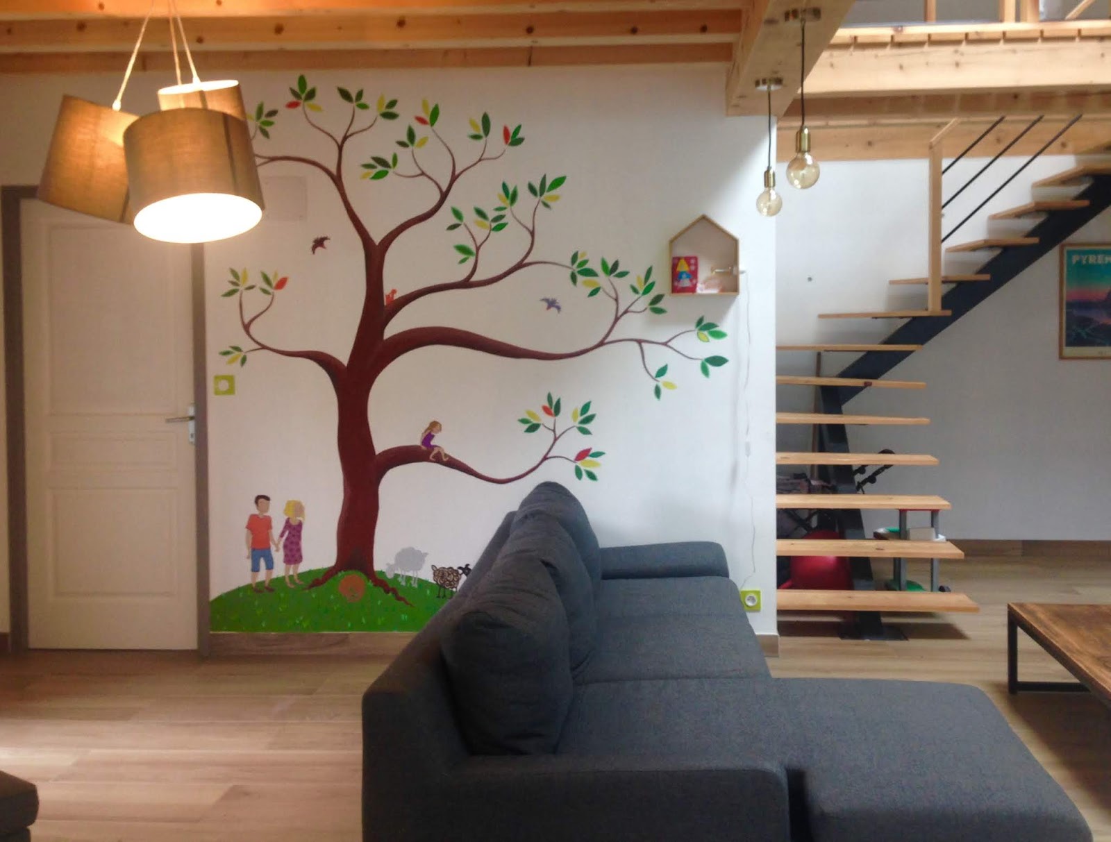 LaureG illustrations: Fresque murale