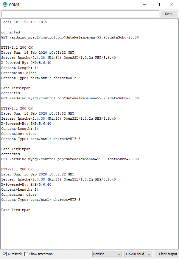Menyimpan Data Arduino Ke Database Mysql Arducoding 8119