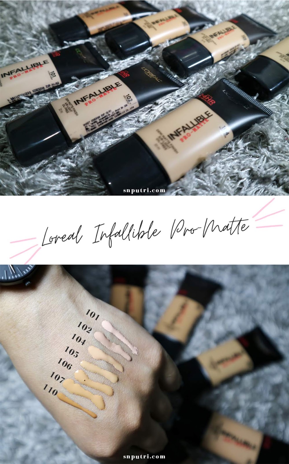 (REVIEW) LOREAL INFALLIBLE PRO MATTE FOUNDATION - Lifestyle and Beauty ...