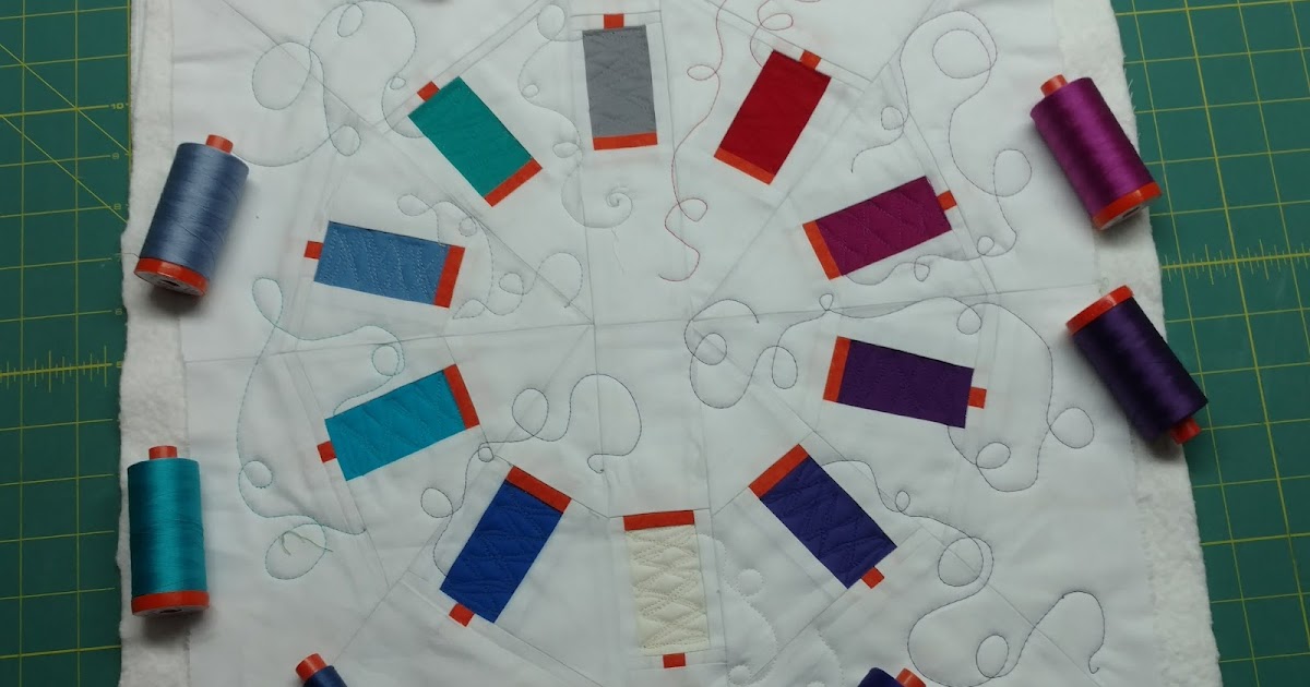 MaryMack's Blog: Sew Many Colors Aurifil Thread Spools Quilt