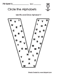 Kids Worksheets: Alphabet Recognition Worksheets for Preschool and Pre ...