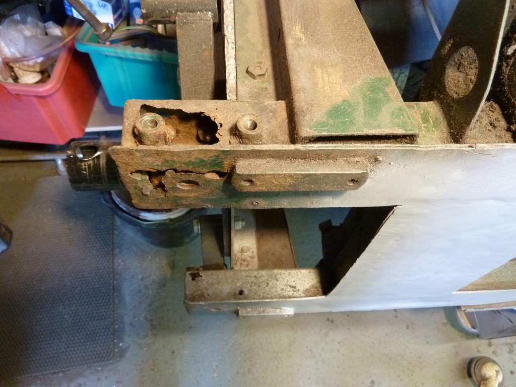 MG Midget 1965 MKII Restoration Project: Front Chassis Legs