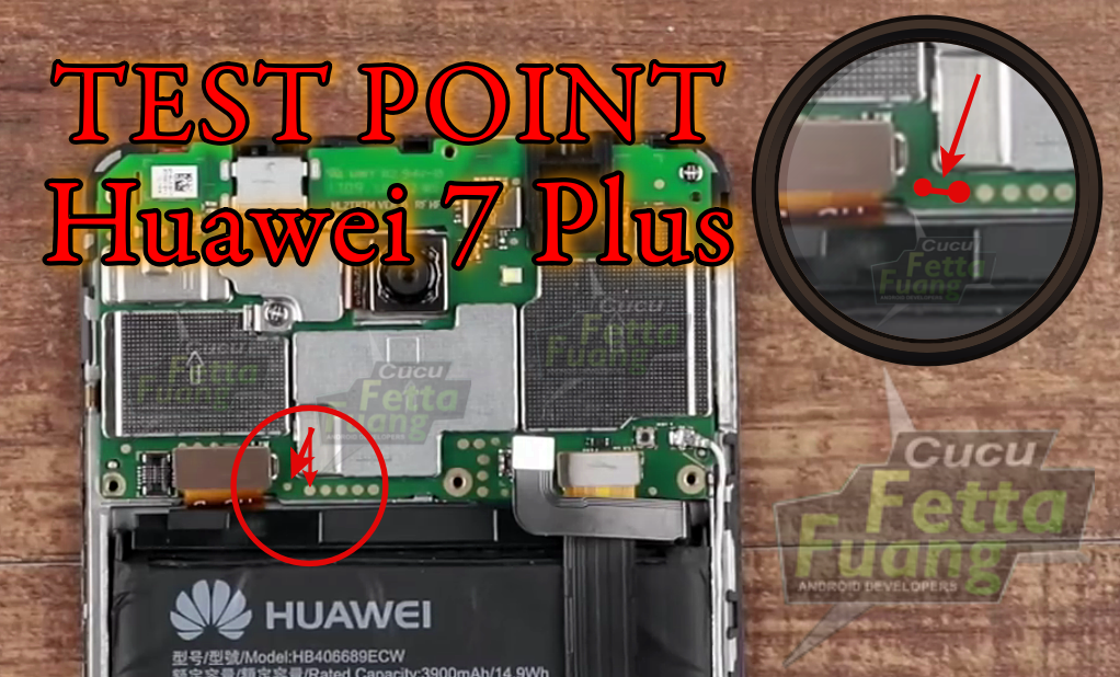 HUAWEI 7 PLUS TEST POINT - TEMBEL PANCI