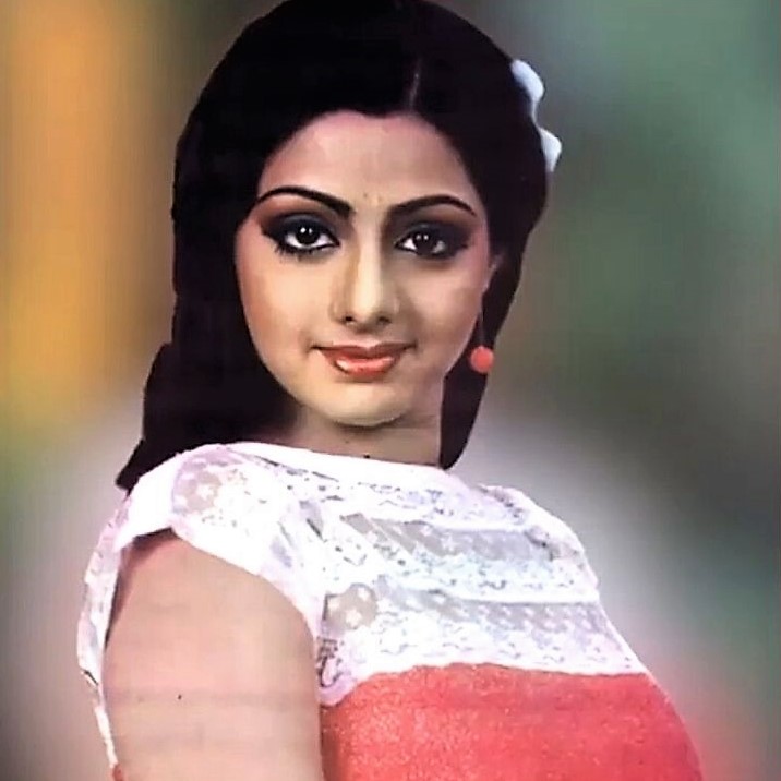 Sridevi: Sridevi in the Telugu film Adavi Simhalu (1983): Shot ...