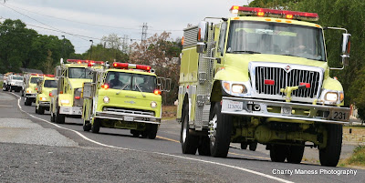 Copper Gazette: Copperopolis Main Street Fire Procession for Dennis Powers