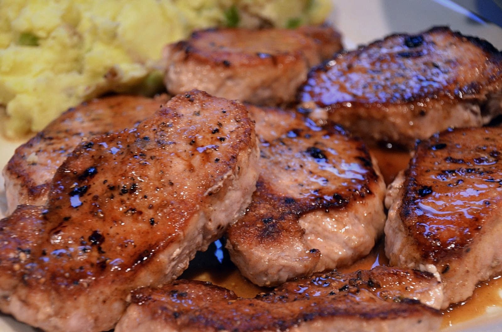 Cheesy Pennies: This little piggie went really well with mashed potatoes