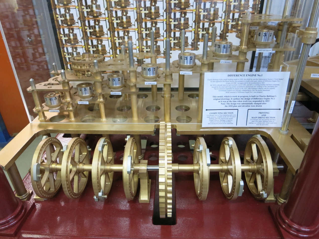 Charles Babbage's First Difference Engine