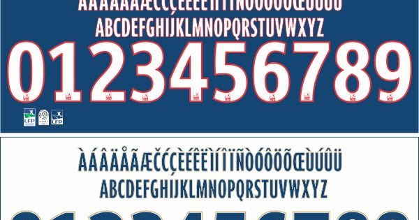 Ligue 1 LFP 2010 font