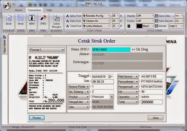 Software Struk Spbu Full Version Gratis - lasopaideas