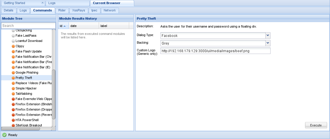 BeEF Browser Exploitation Framework ~ [In]Seguridad Informática
