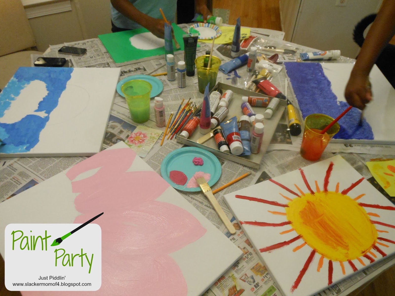 just piddlin': Host Your Own Paint Party