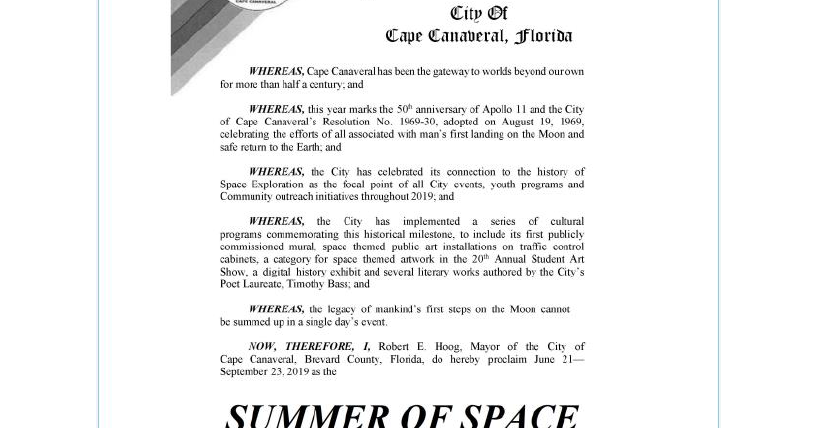 City Proclamation