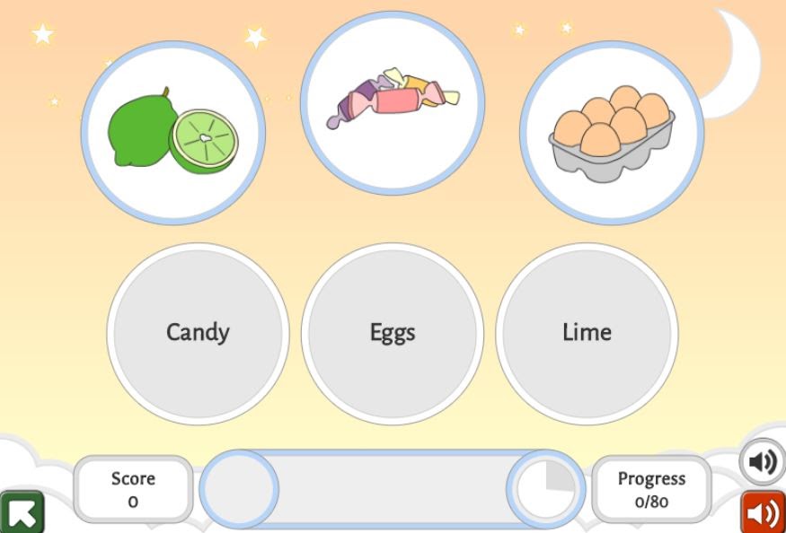 ENGLISH CORNER 5th grade: FOOD VOCABULARY GAME