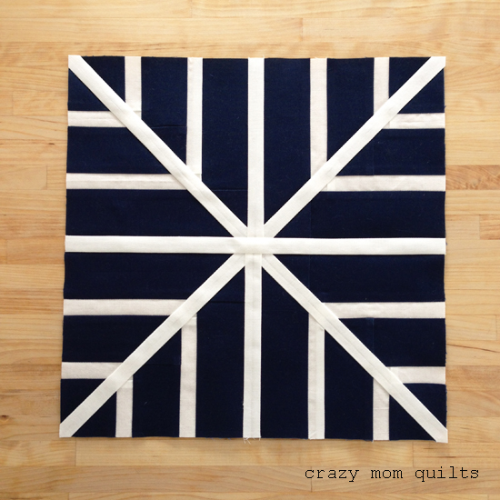 crazy mom quilts: snowflake block tutorial