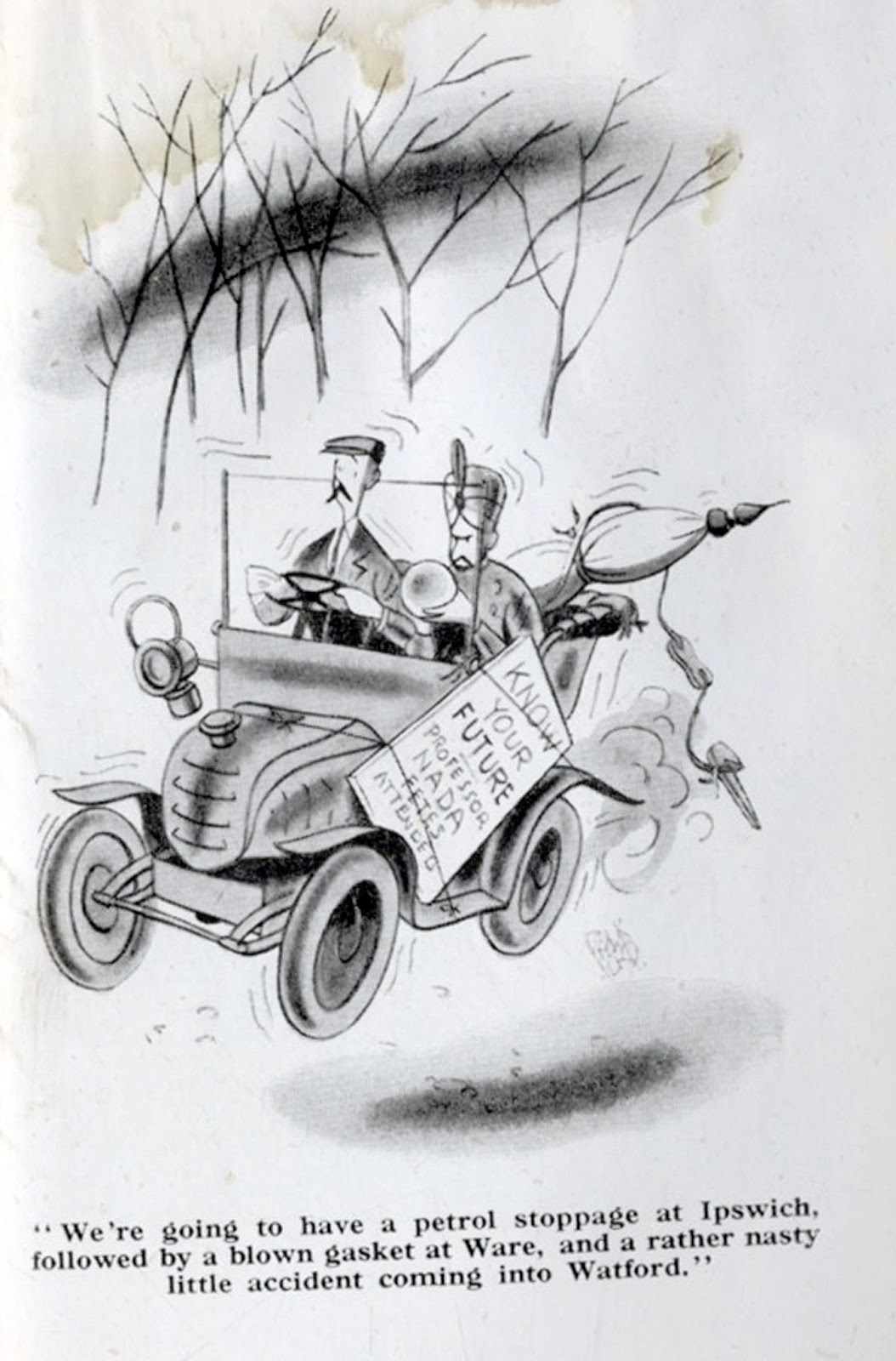 Cartoon Cliche Primer: Foretelling accidents on the road to watford ...