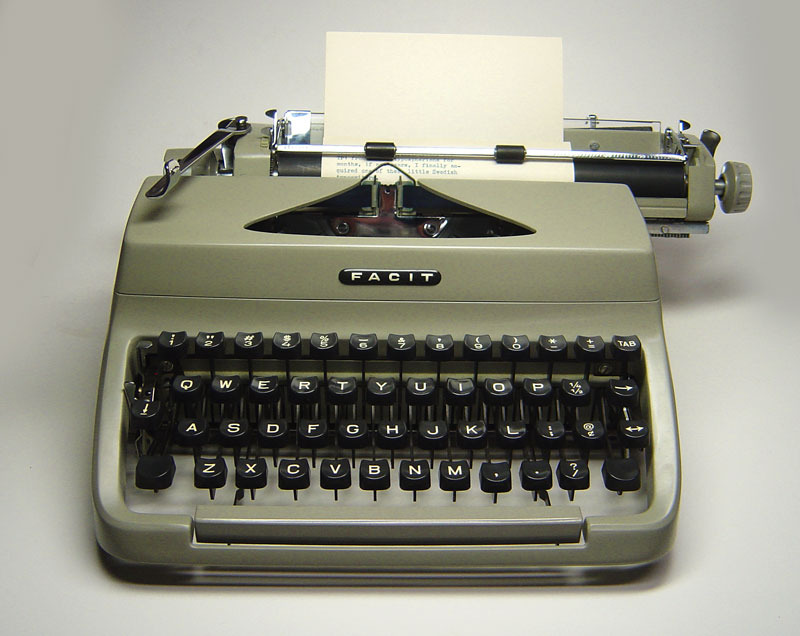 oz.Typewriter: A Tale of Two Facit Portable Typewriters
