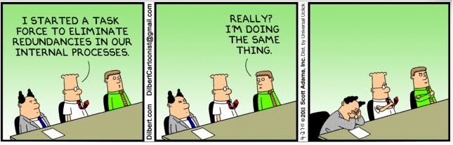 Business Analytics News by Marcus Borba: Dilbert on processes