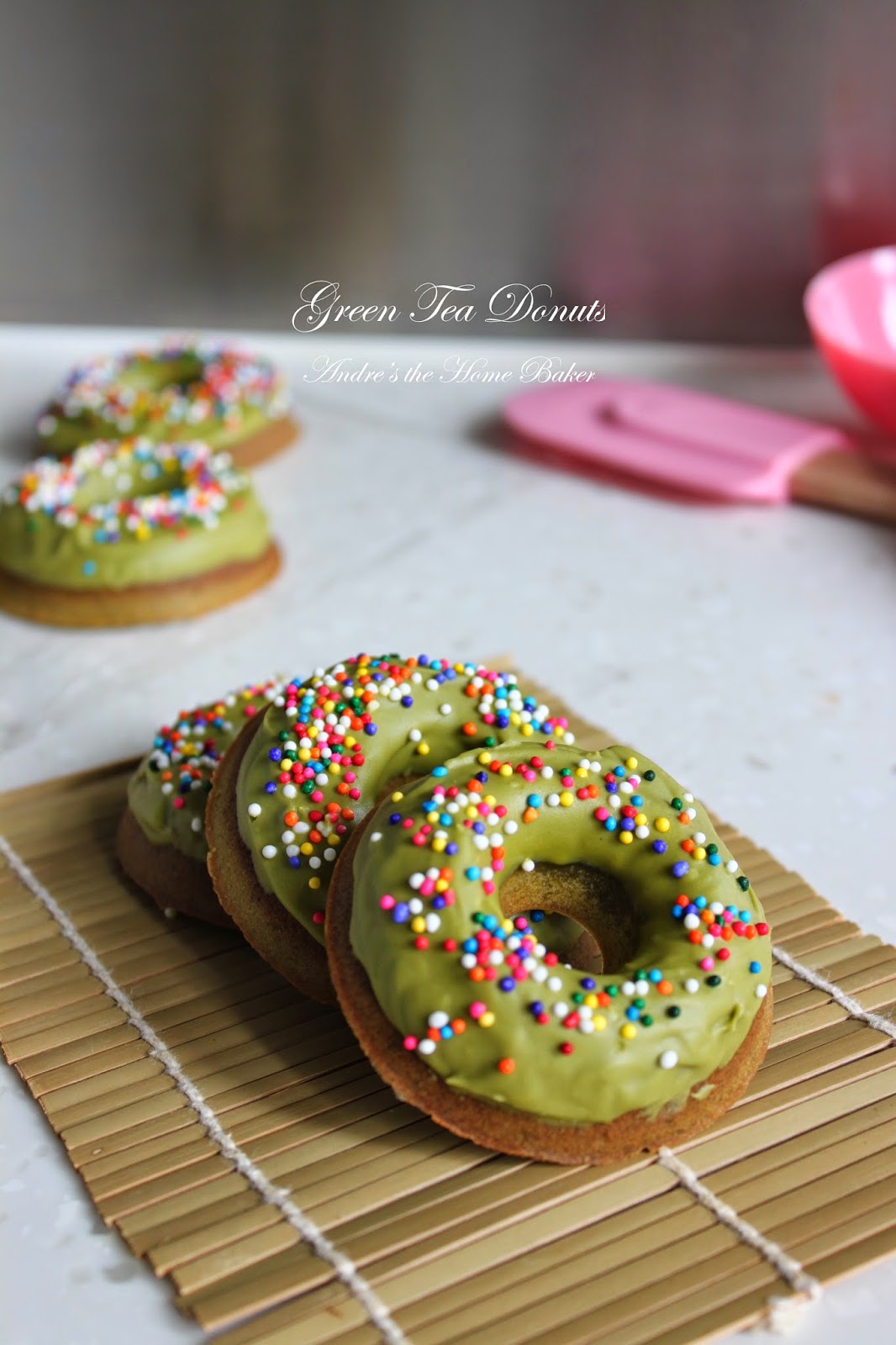 ♥ Green Tea Donuts ♥ ~ Andre's the Home Baker