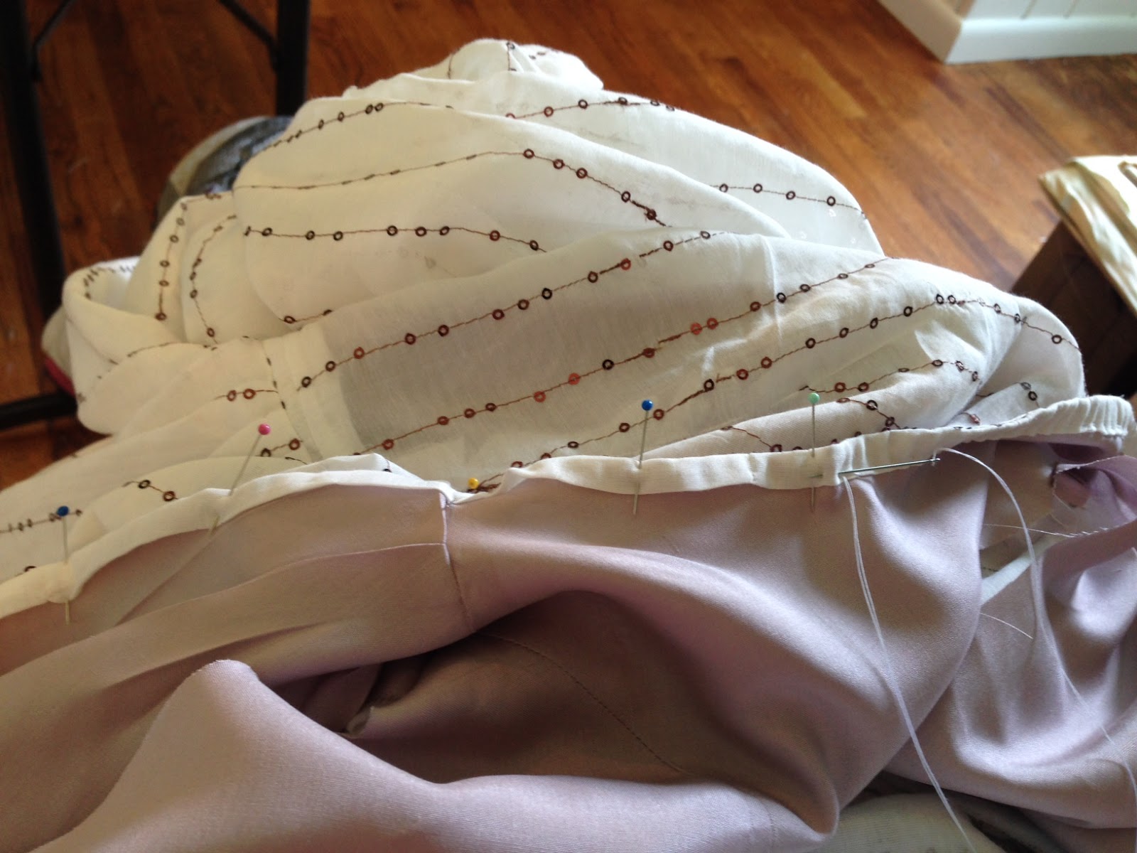 theladydetalle: Late 1790's open robe gown