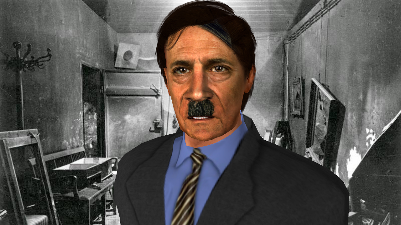 Virtual Adolf Hitler ´Personaje en 3d animación - iClone Mundo Virtual