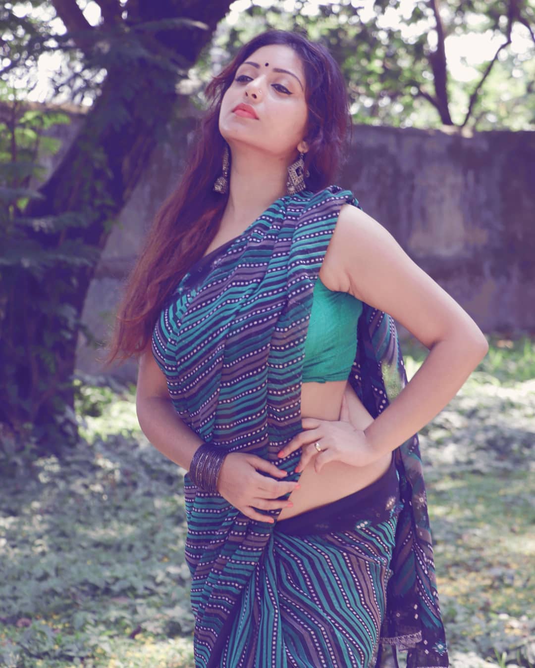 [50+] Rupsa Saha Chowdhury Hot Saree Photoshoot - RitzyStar