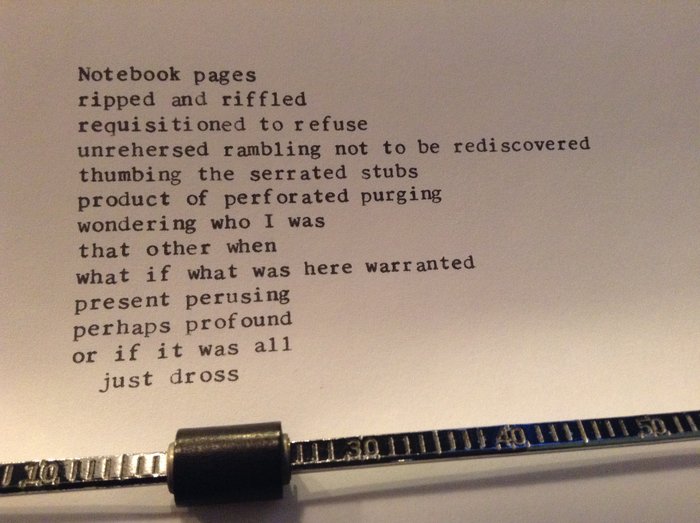 TotallyYourType: Poem: Notebook Pages