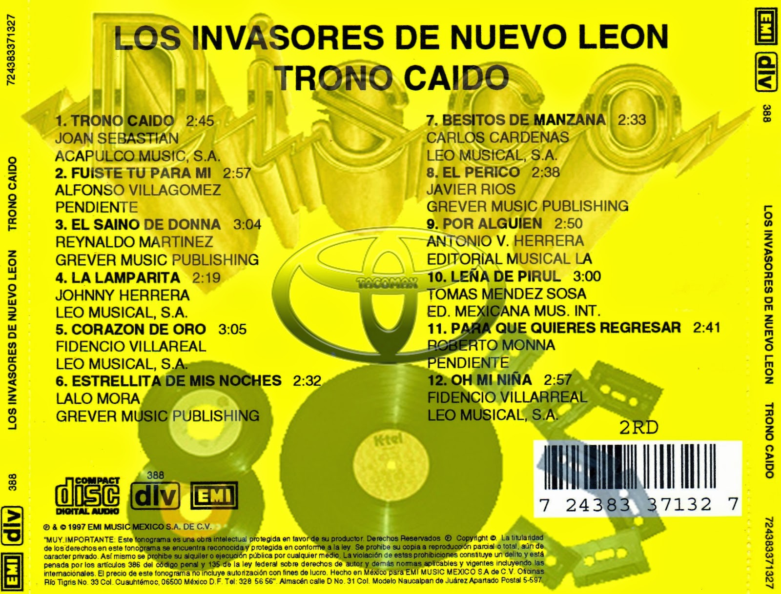 sɐɹǝdnɹƃ sǝuoıɔɔǝΙoɔ: LOS INVASORES DE NUEVO LEON - trono caido