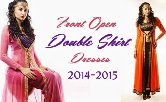 Double Shirt Dresses 2014-2015 | Front Open Double Shirts Designs ...