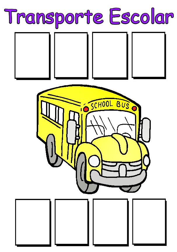 RECURSOS y ACTIVIDADES para Educación Infantil: Cartel TRANSPORTE ESCOLAR