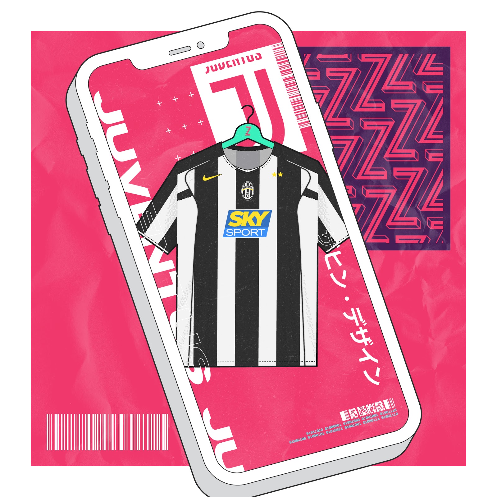 Juventus 2004-05 Home Kit