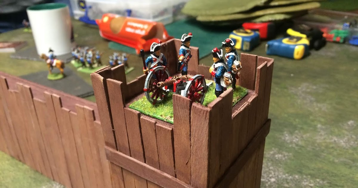 Cirencester wargames: Siege of Fort Willam Henry - week 2