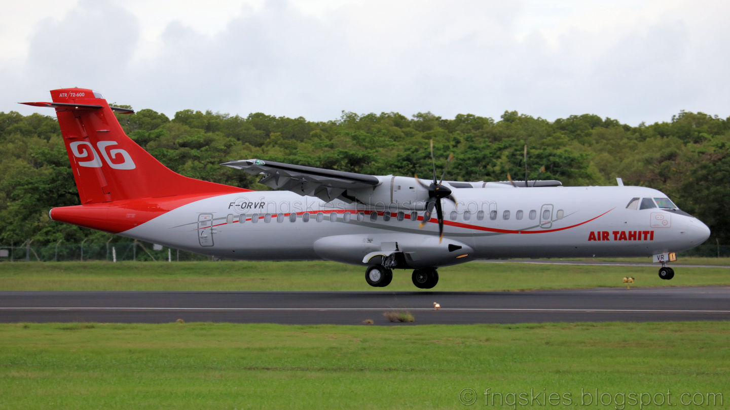 Far North Queensland Skies: Air Tahiti ATR 72-600 F-ORVR delivery flight