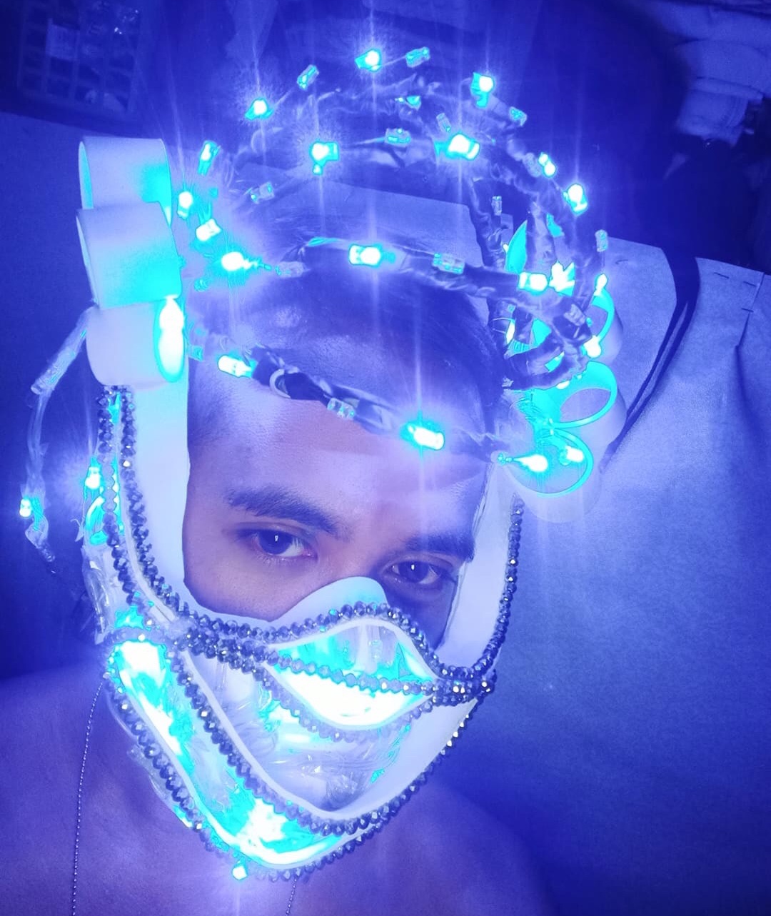 A Passinhon Artist stunned Netizens of his Extravagant Face Mask Creations